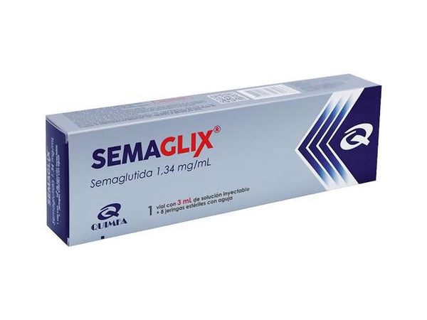 Semaglix Semaglutida 1,34 mg/ml - 3 ml + 8 jeringas descartables ...